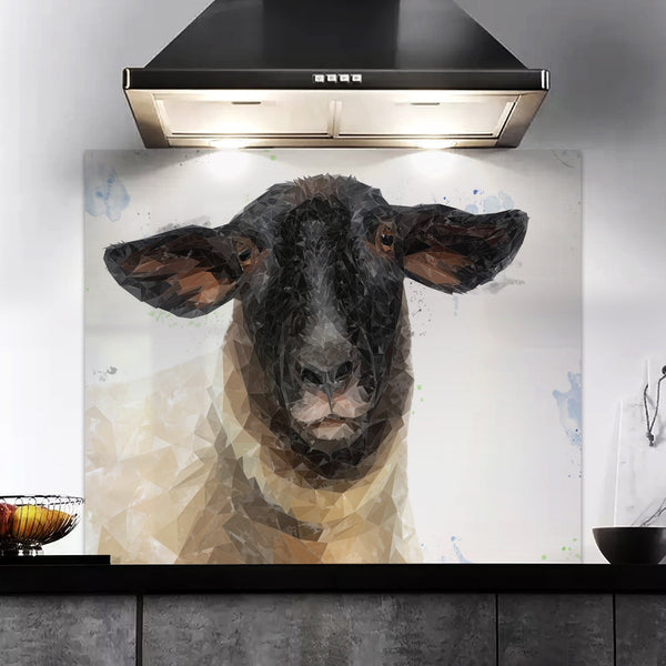 "The Suffolk" Suffolk Sheep Kitchen Splashback - Andy Thomas Artworks