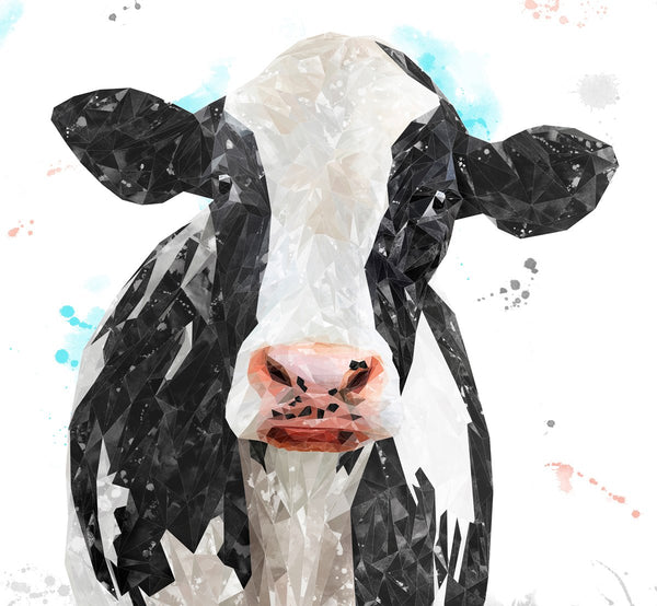 "Harriet" The Holstein Cow Kitchen Splashback - Andy Thomas Artworks