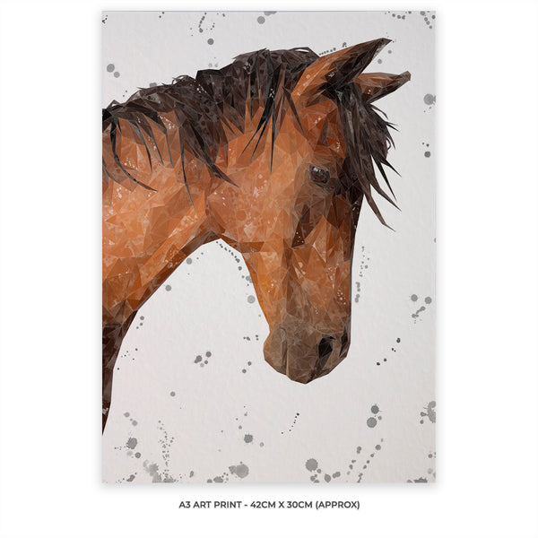 "Duke" The Horse A3 Unframed Art Print | Andy Thomas Artworks - Andy ...